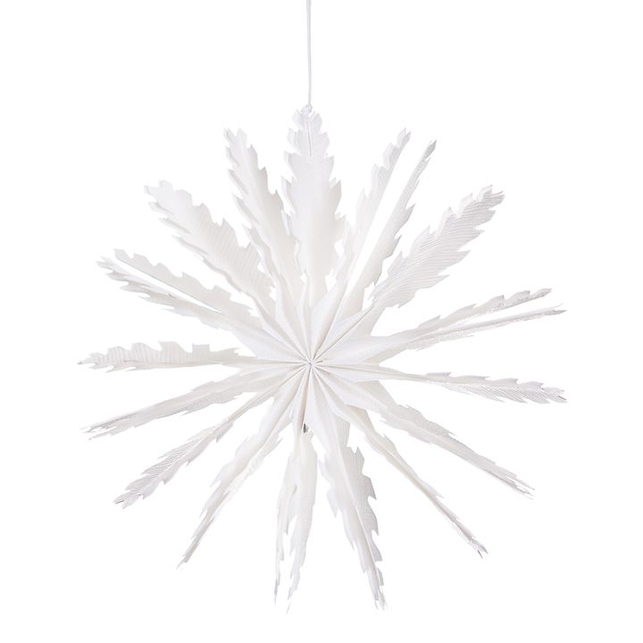 Dekoracija od hartija snegulka 20 sm